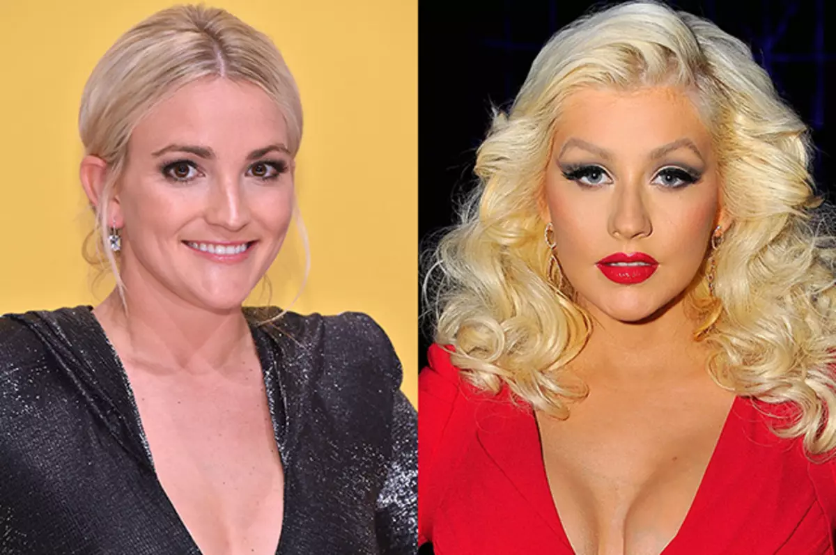 Sisar Britney Spears ja Christina Aguilera tukivat Britneyä hänen esitystensa jälkeen tuomioistuimessa