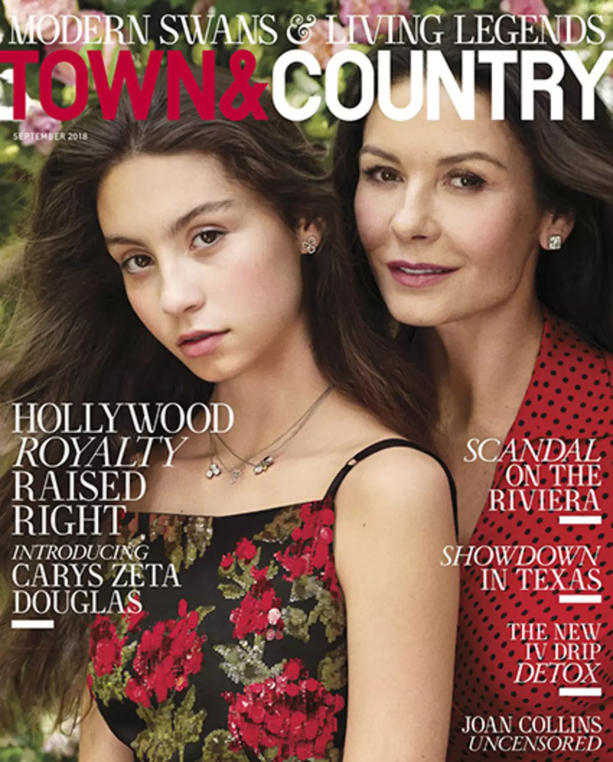 Catherine Zeta-Jones กับลูกสาวของเธอ