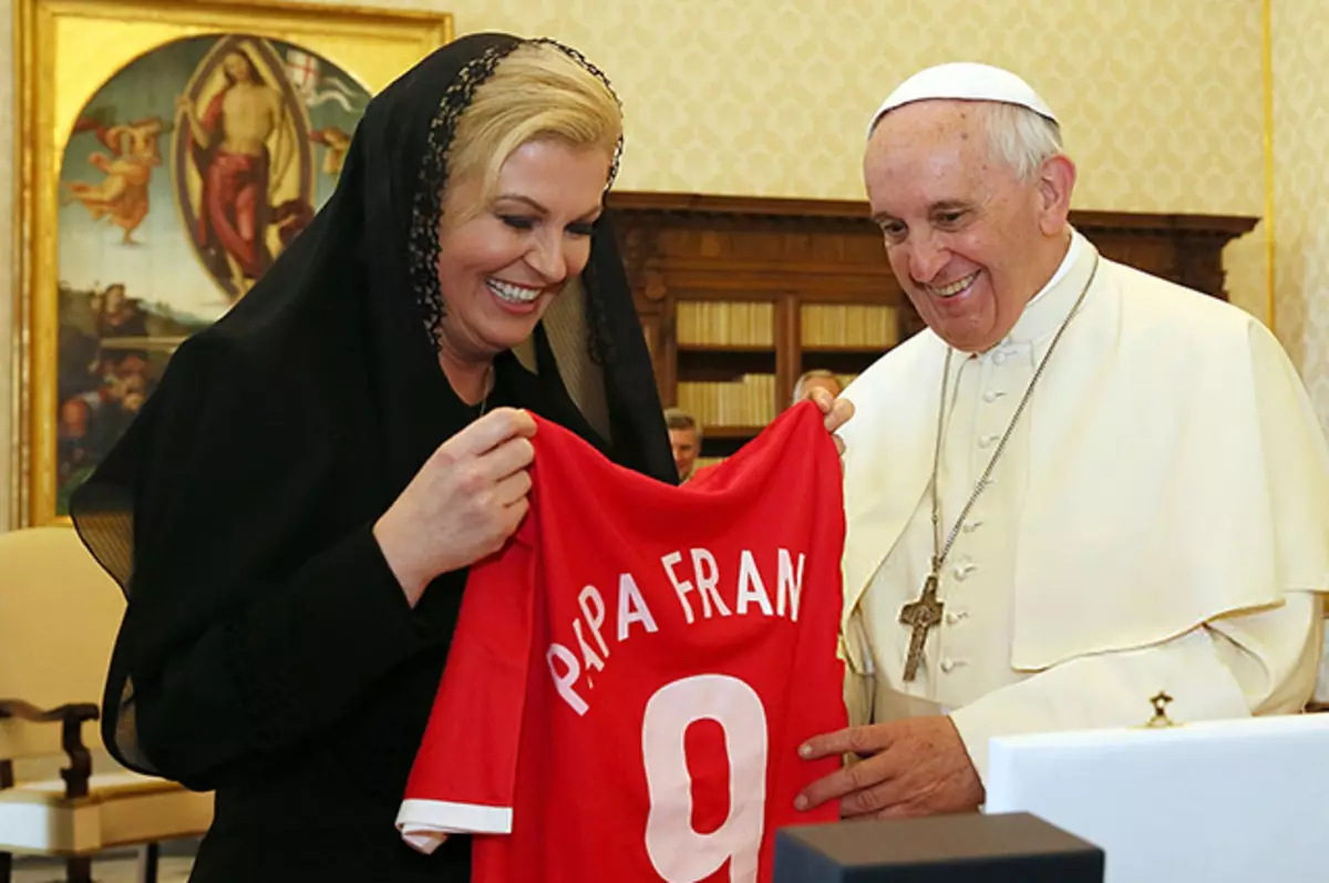 Colinda Grabar-Kitarovich na Papa Francis.