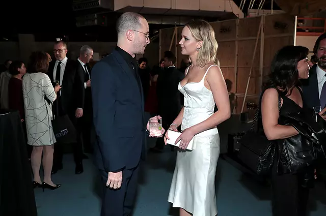 Darren Aronofsky og Jennifer Lawrence