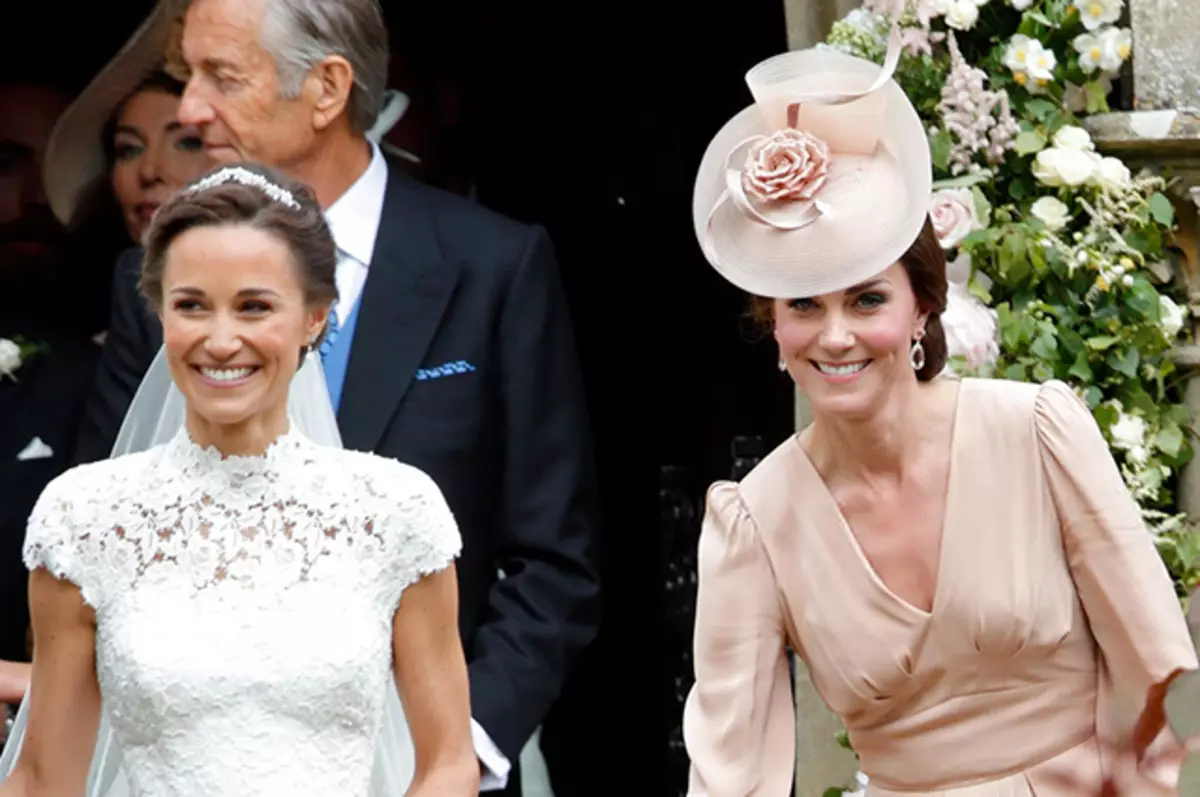 Pippa and Kate Middleton