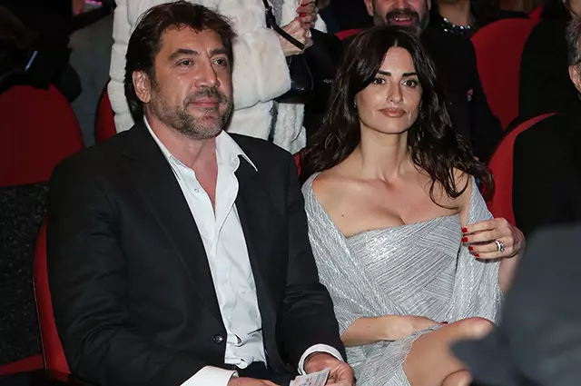 Penelope Cruz en Javier Bardem by de akteurs & aktrises-Uny Awards Awards Awards Ceremony yn Madrid