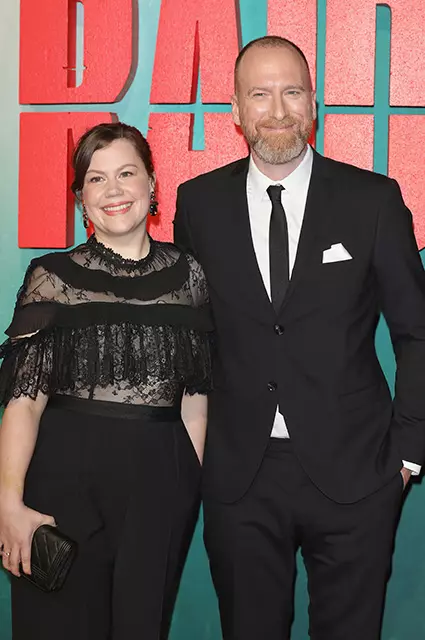 Roar Uthaug with his wife