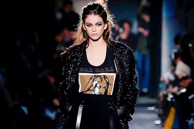 ミラノのファッションウィーク：Kaya Gerber、Jiji Hadid、Max Maraのハイハーブのモデル