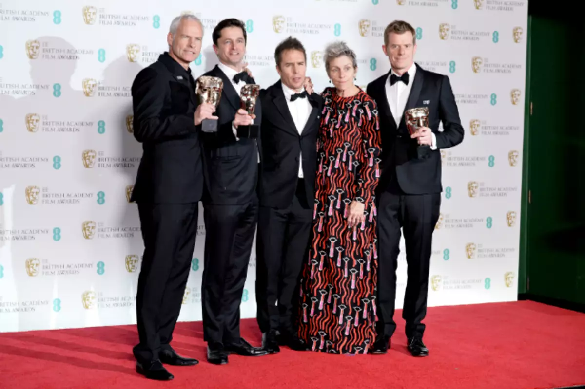 Martin McDonakh, Peter Chernin, Sam Rockwell, Francis McDermannd és Graham BroadBent