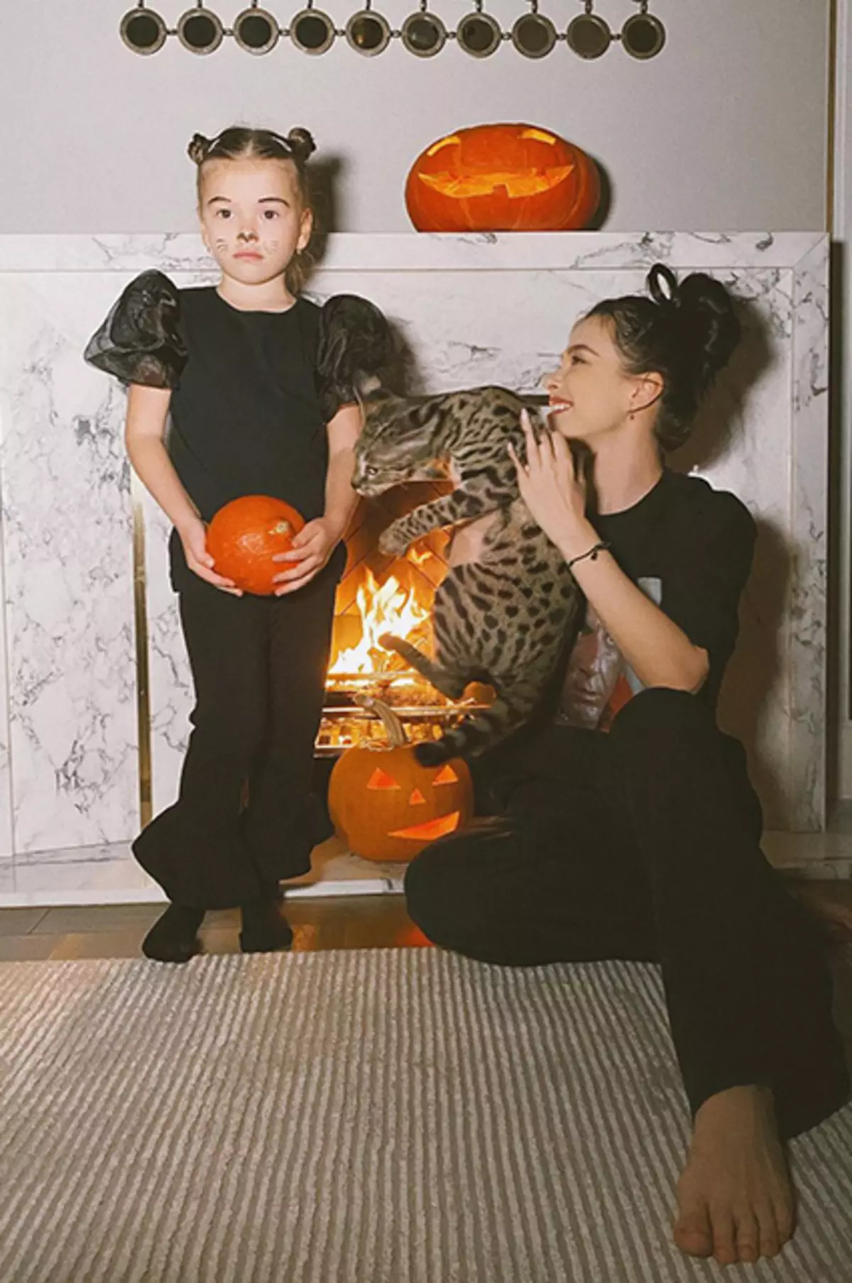 Elena Temnikov avec la fille de Sasha