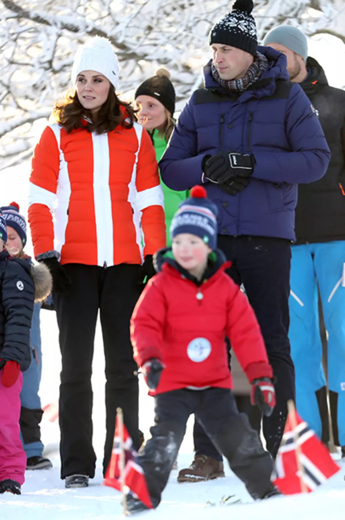 Kate Middleton in princ William