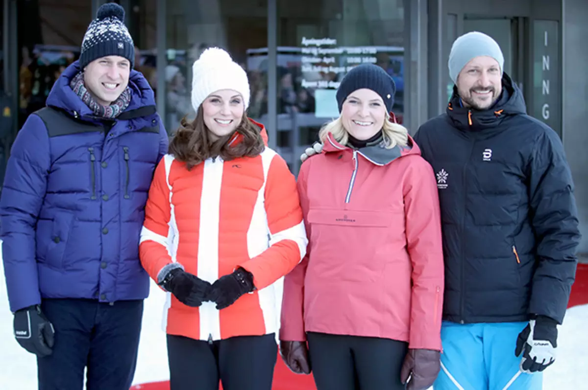 Prince William, Kate Middleton, Kronprints of Norway Hokona และ Kronprinting Mette-Marit