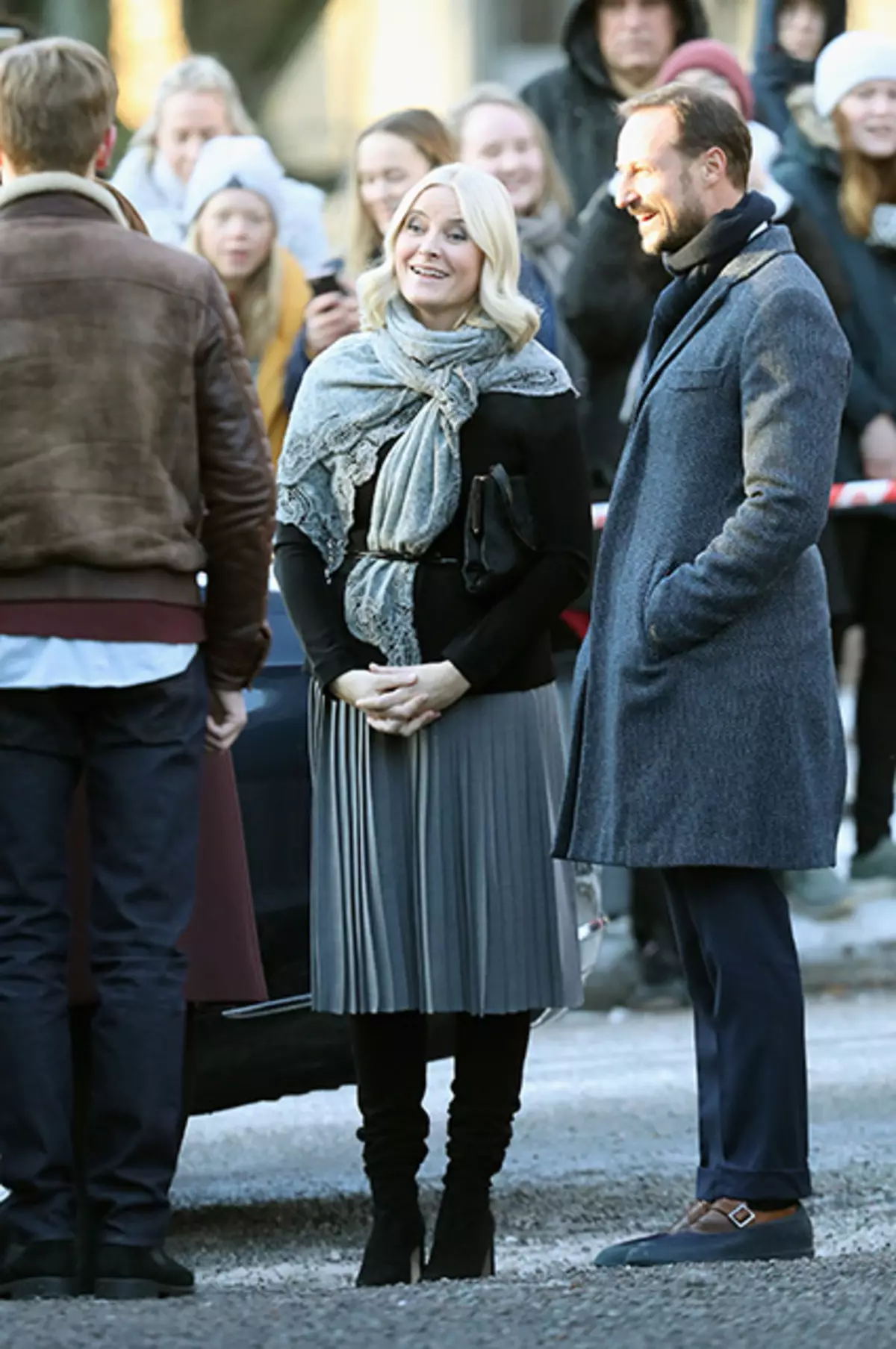 Crown Princess Mette-Marit i Kronprints Hokon