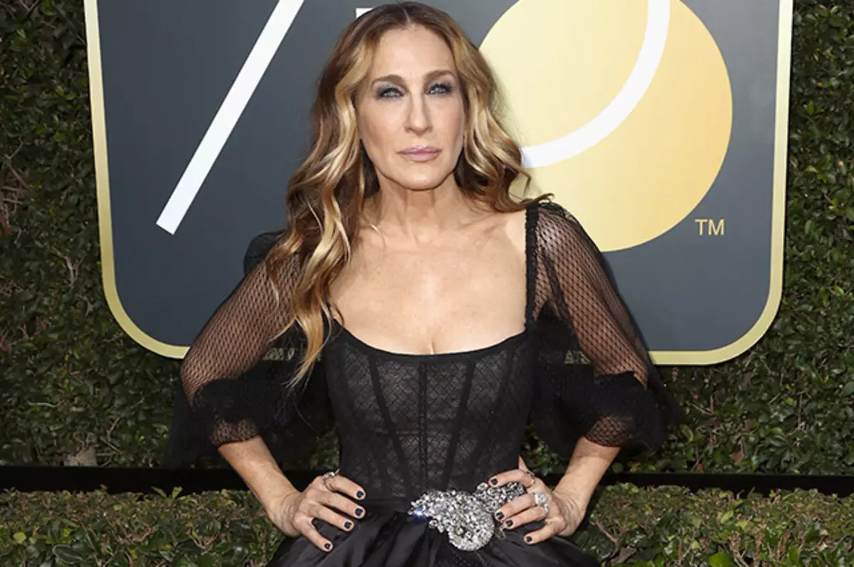 Golden Globe - 2018: Sarah Jessica Parker, Natalie Portman, Mariah Carey en oaren op in reade tapyt 124208_1