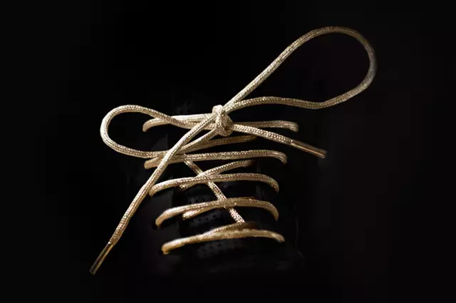 IGolden Shoe Laces