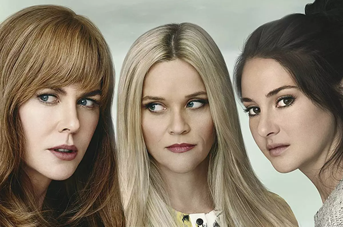 Nicole Kidman, Reese Weerspoon e Sheililly Woodley nella serie