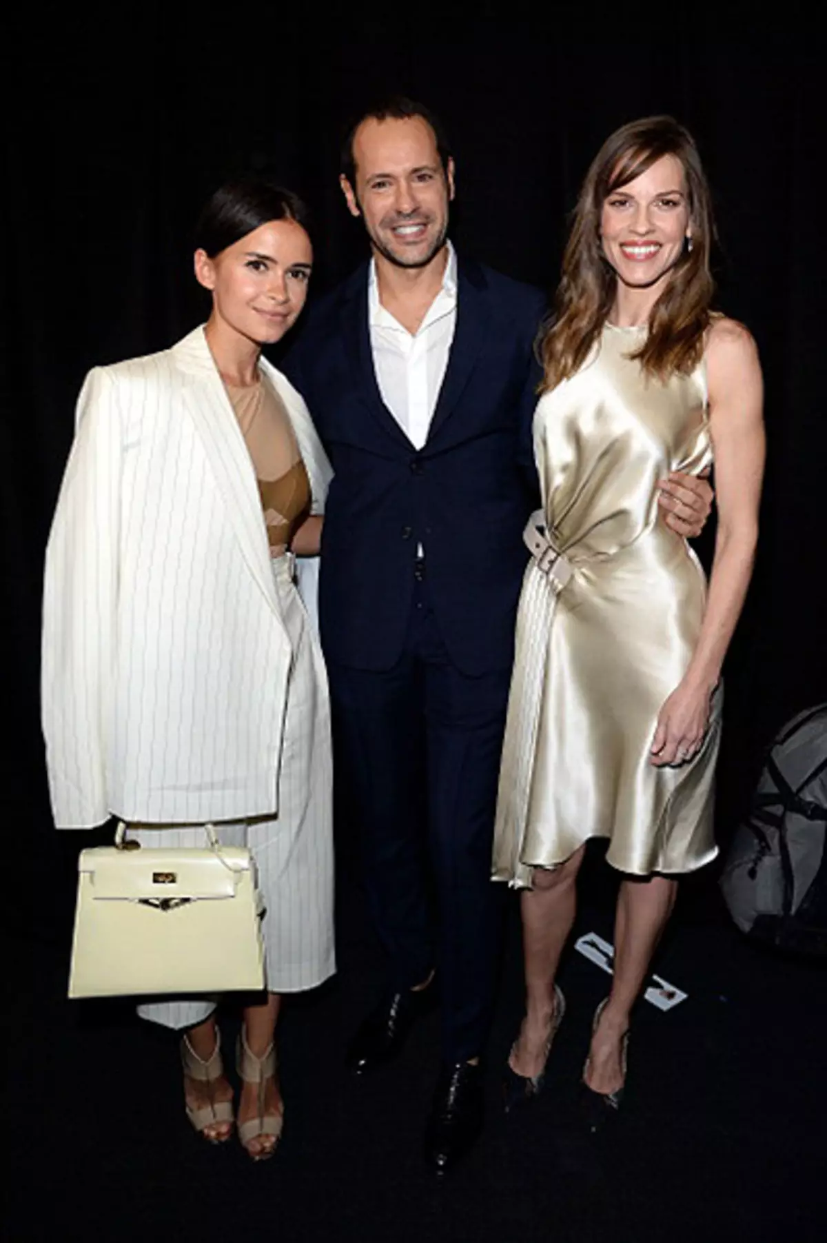 Miroslava Duma, Massimiliano Geornetti e Hilary Swank