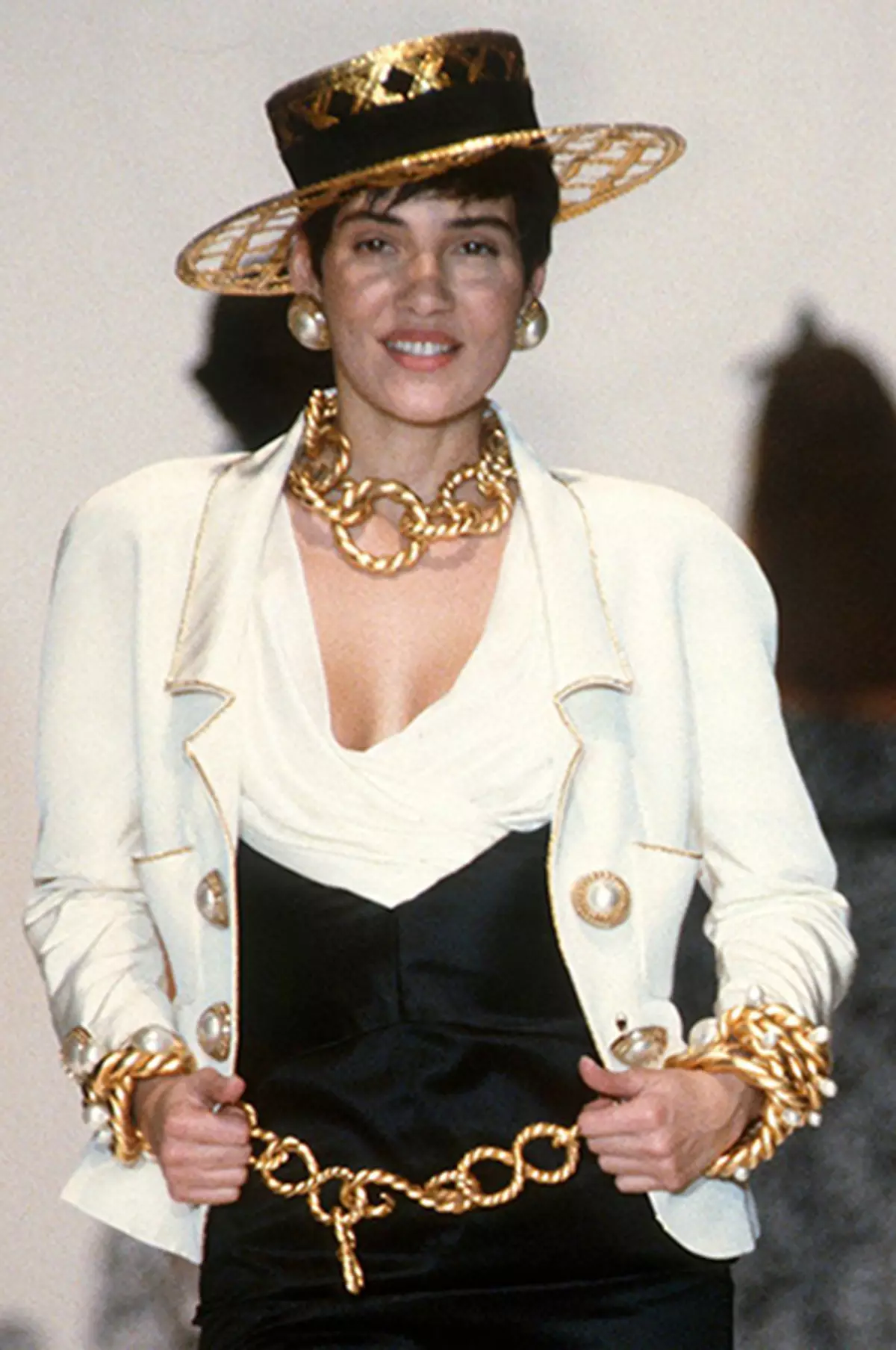 Sauran supermodels: daga Brooke Shields da Powlins Porizkova zuwa Katosh - babban taurari na 1980s podium 13133_110