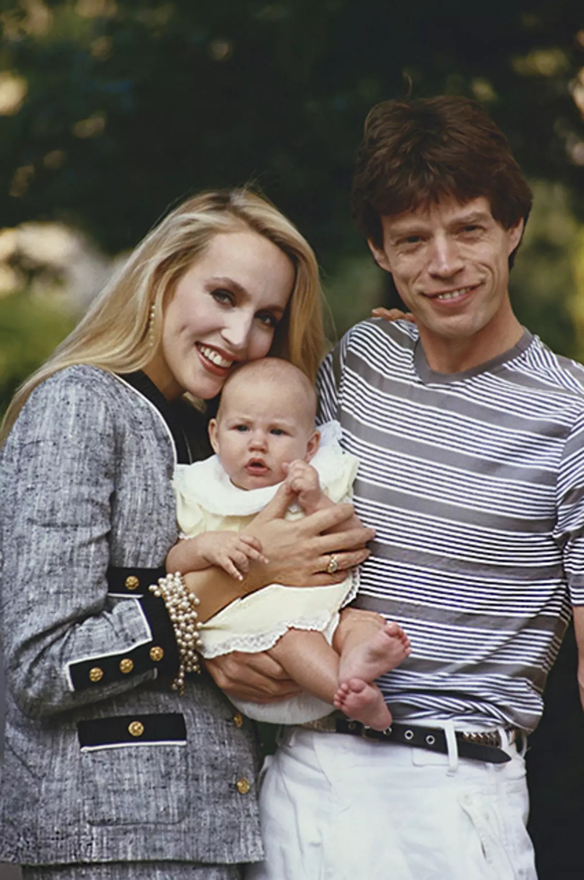 Jerry Hall e Mick Jagger