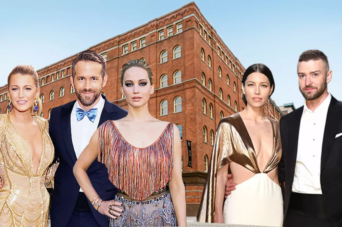 ¿Por qué Ryan Reynolds, Blake Lively, Jennifer Lawrence y Justin Timberlake viven en la misma casa: Foto de Star Apartments