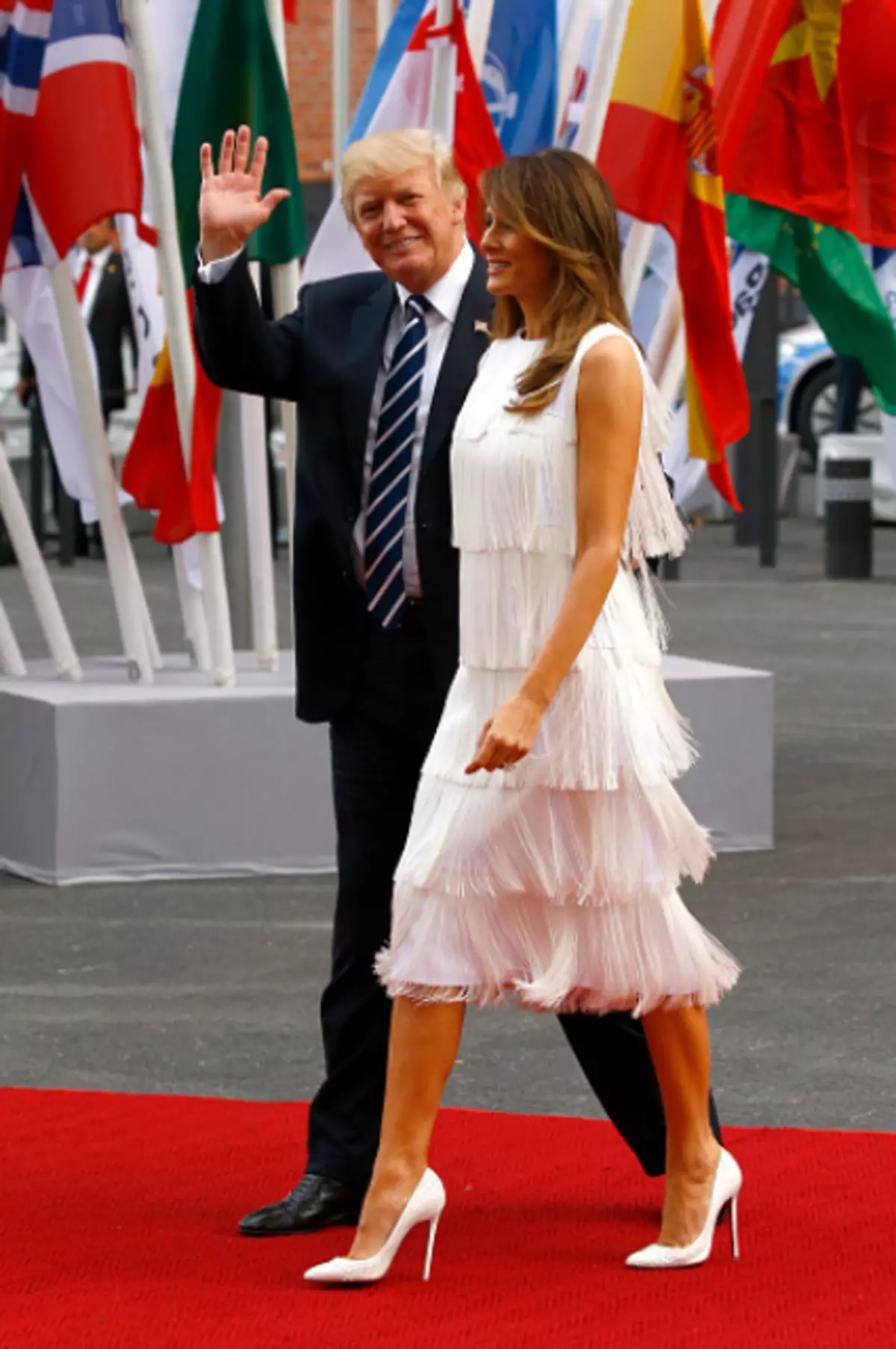 Donald en Melania Trump