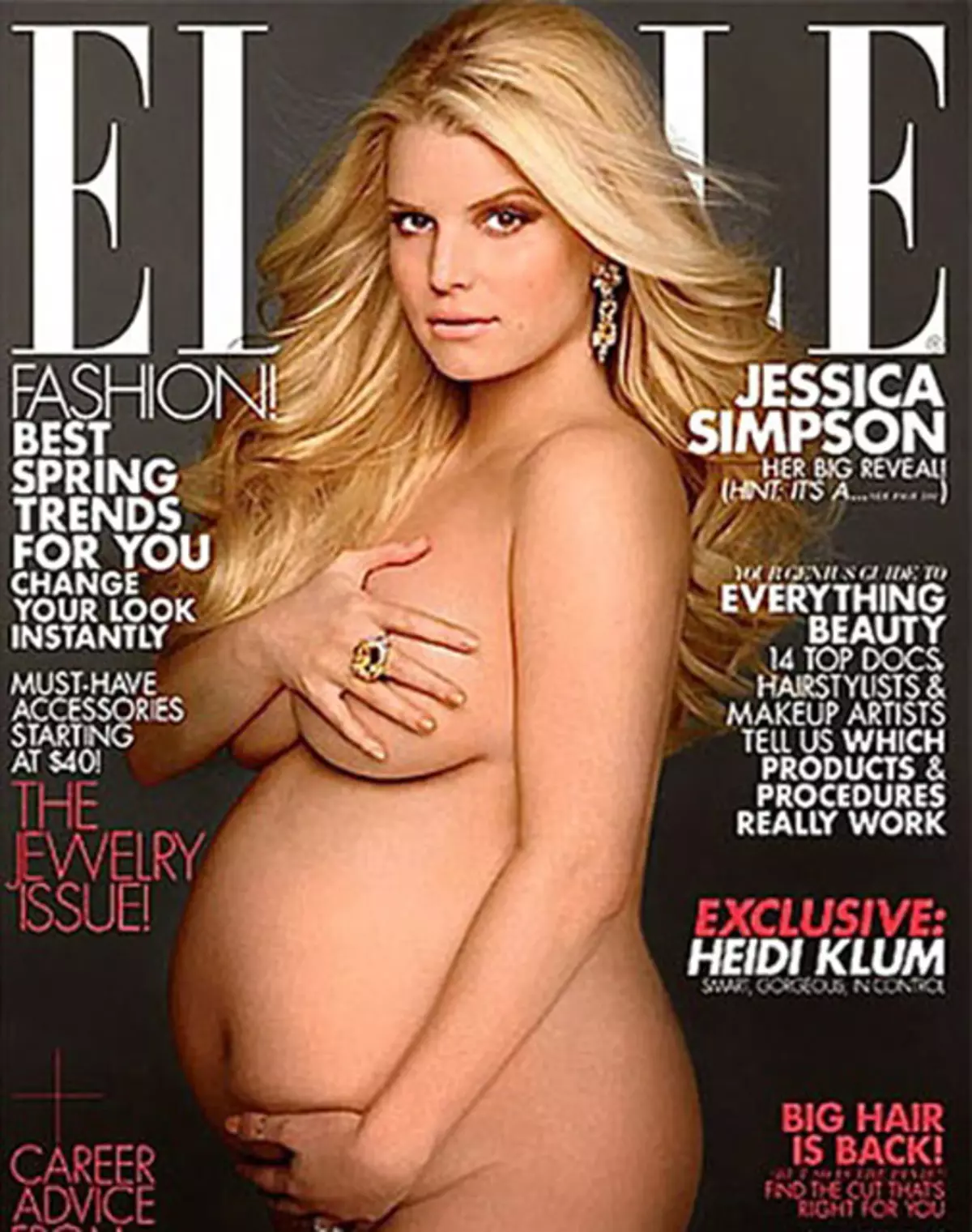 Elli Edition封面上的Jessica Simpson