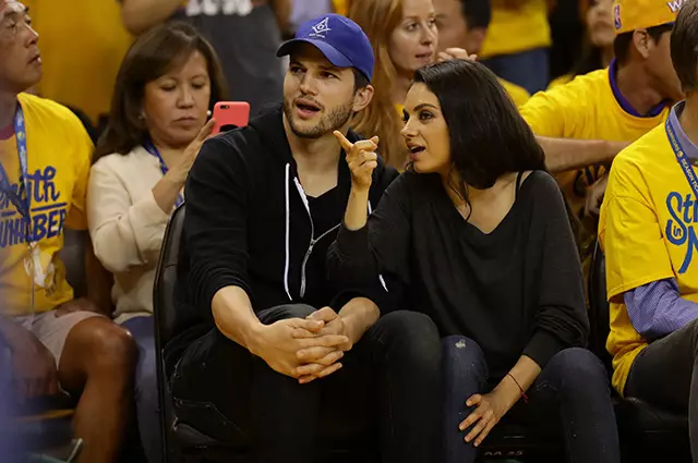 Ashton Kutcher un Mila Kunis