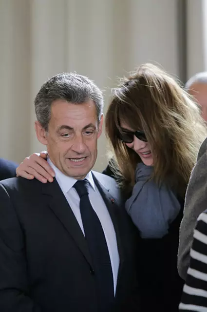 Nicolas Sarkozy og Karl Bruni