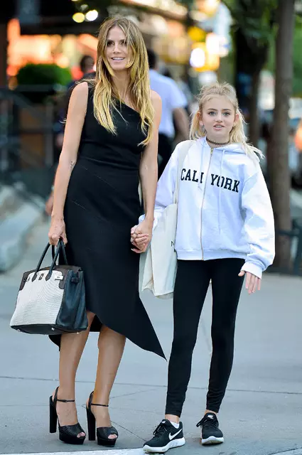 Heidi Klum com filha