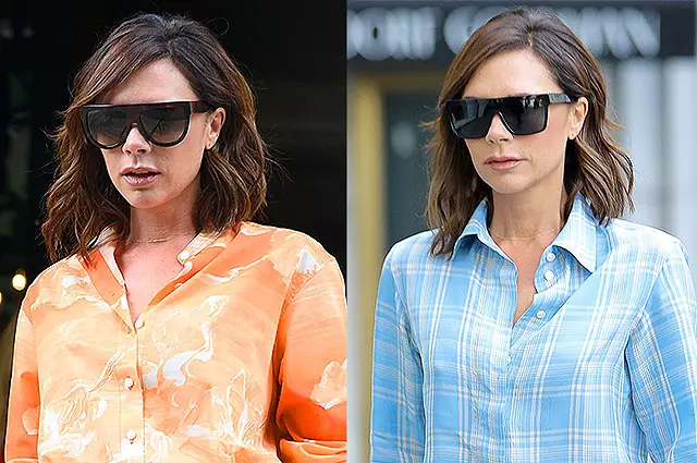 Terapija bil-kulur tkompli: Żewġ Ħruġ Bright Victoria Beckham fi New York