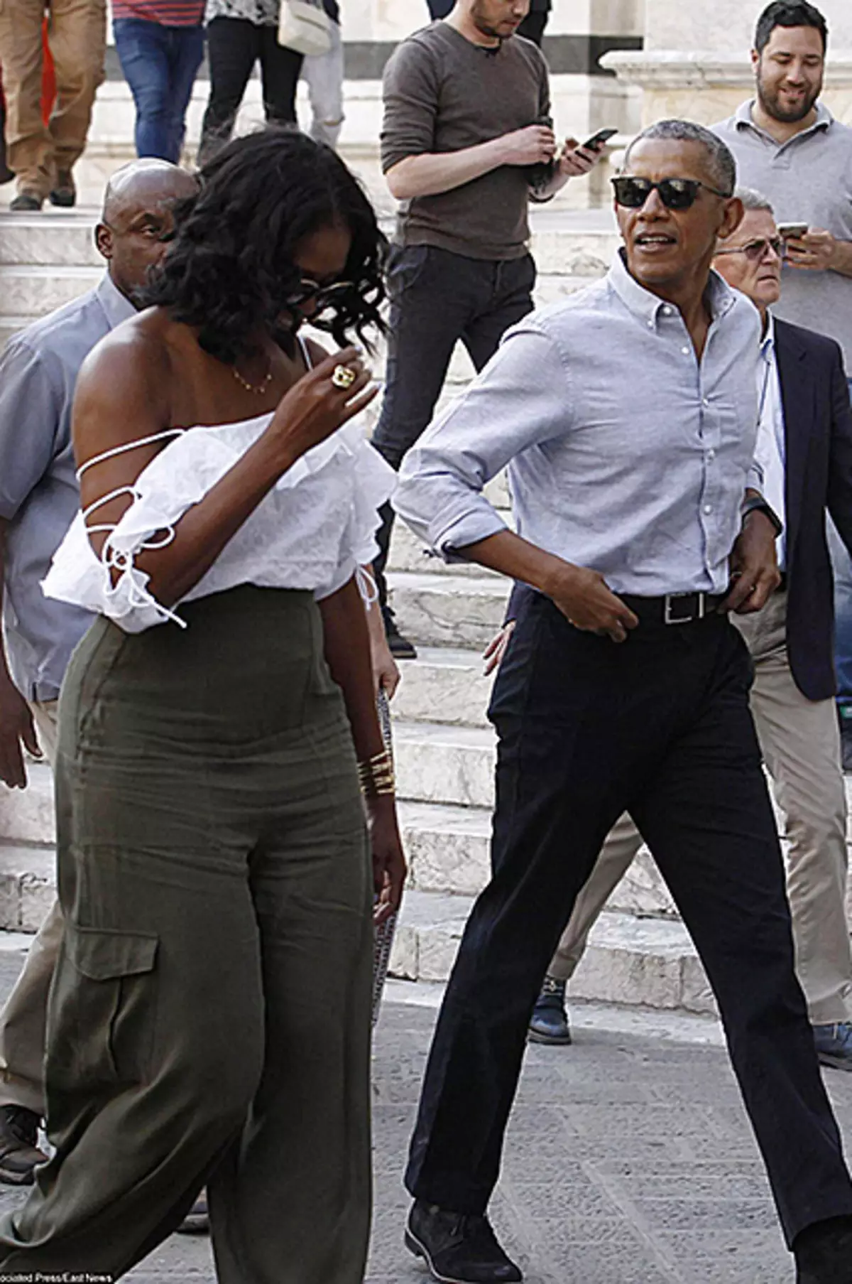 UBharack noMichelle Obama bachitha amaholide othando e-Italy 150772_5