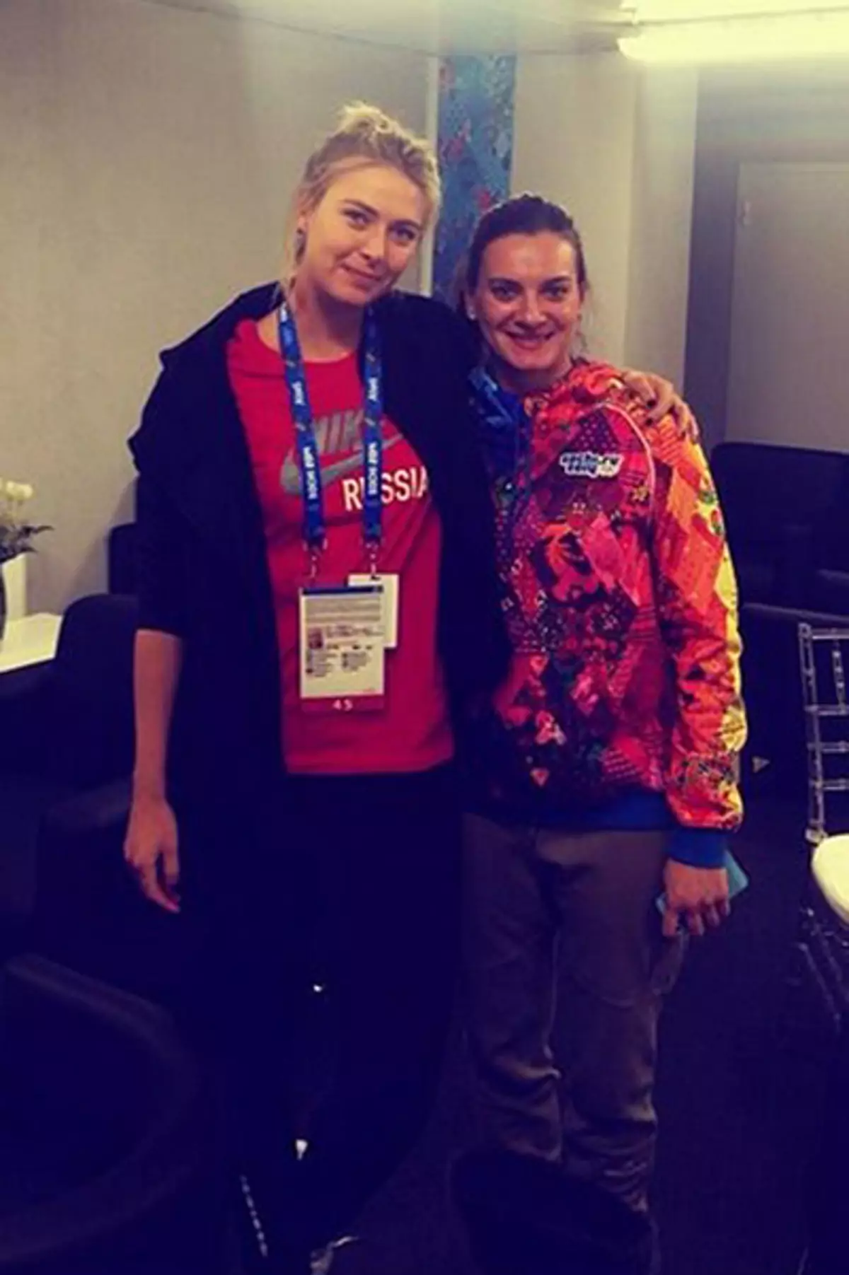 Maria Sharapova i Elena Isinbaeva