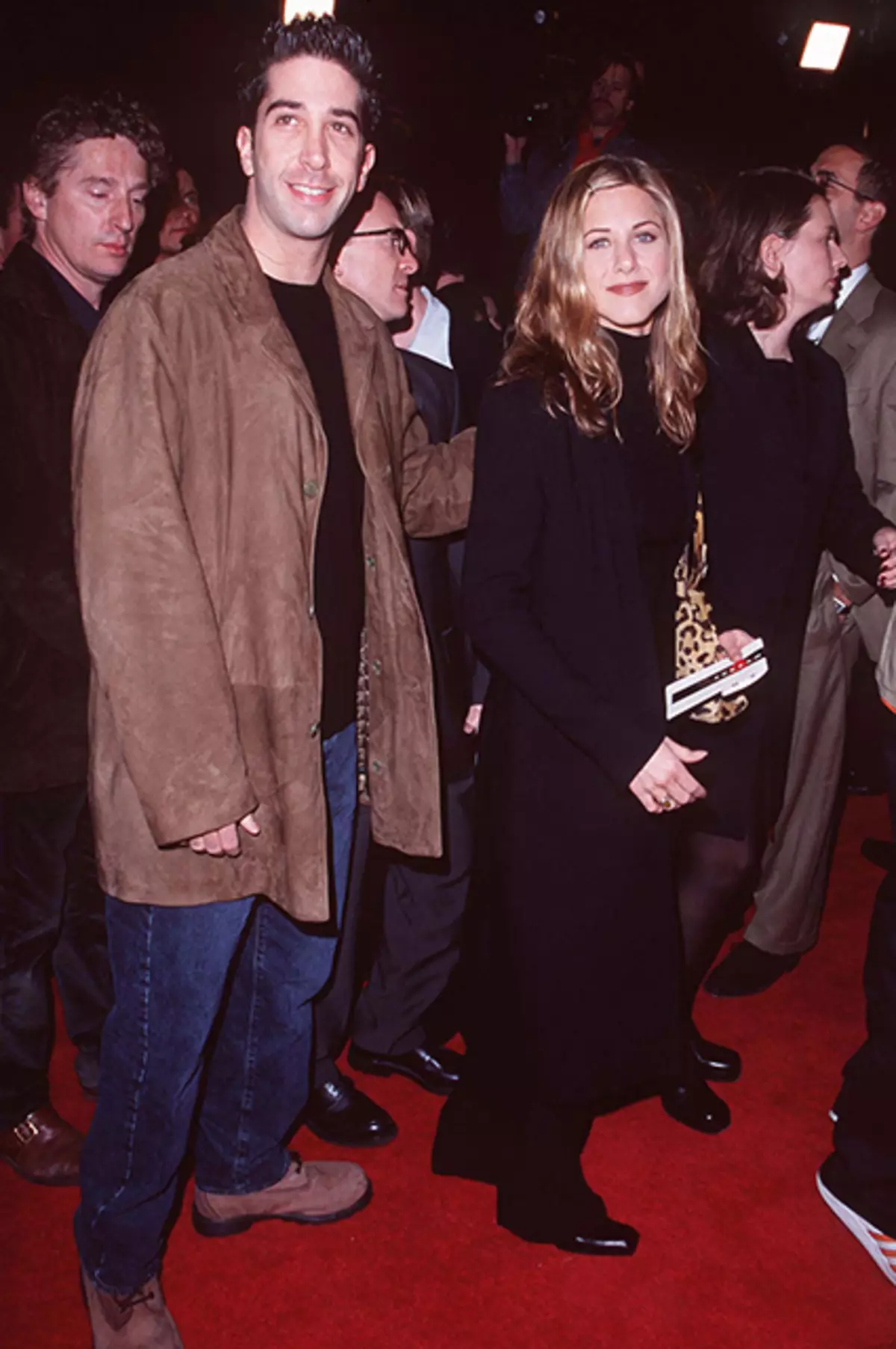 David Schvimmer und Jennifer Aniston bei der Premiere des Films