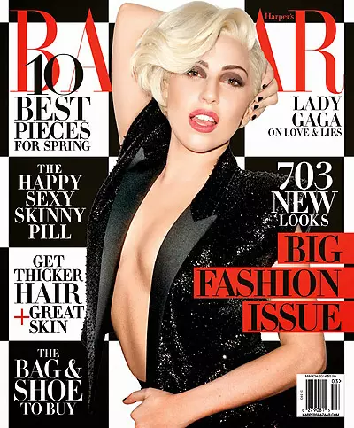 Lady Gaga pentru Bazaar lui Harper