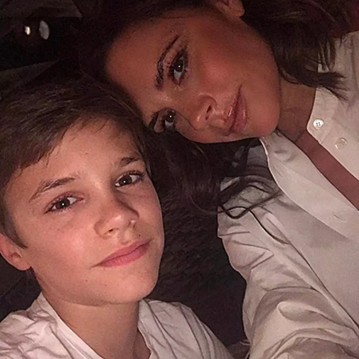 Rhannodd Romeo Beckham lun cute gyda chwaer iau yn Instagram 158126_4