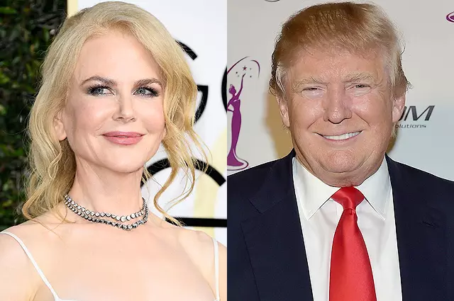 Nicole Kidman ໄດ້ປ້ອງກັນ Donald Trump: