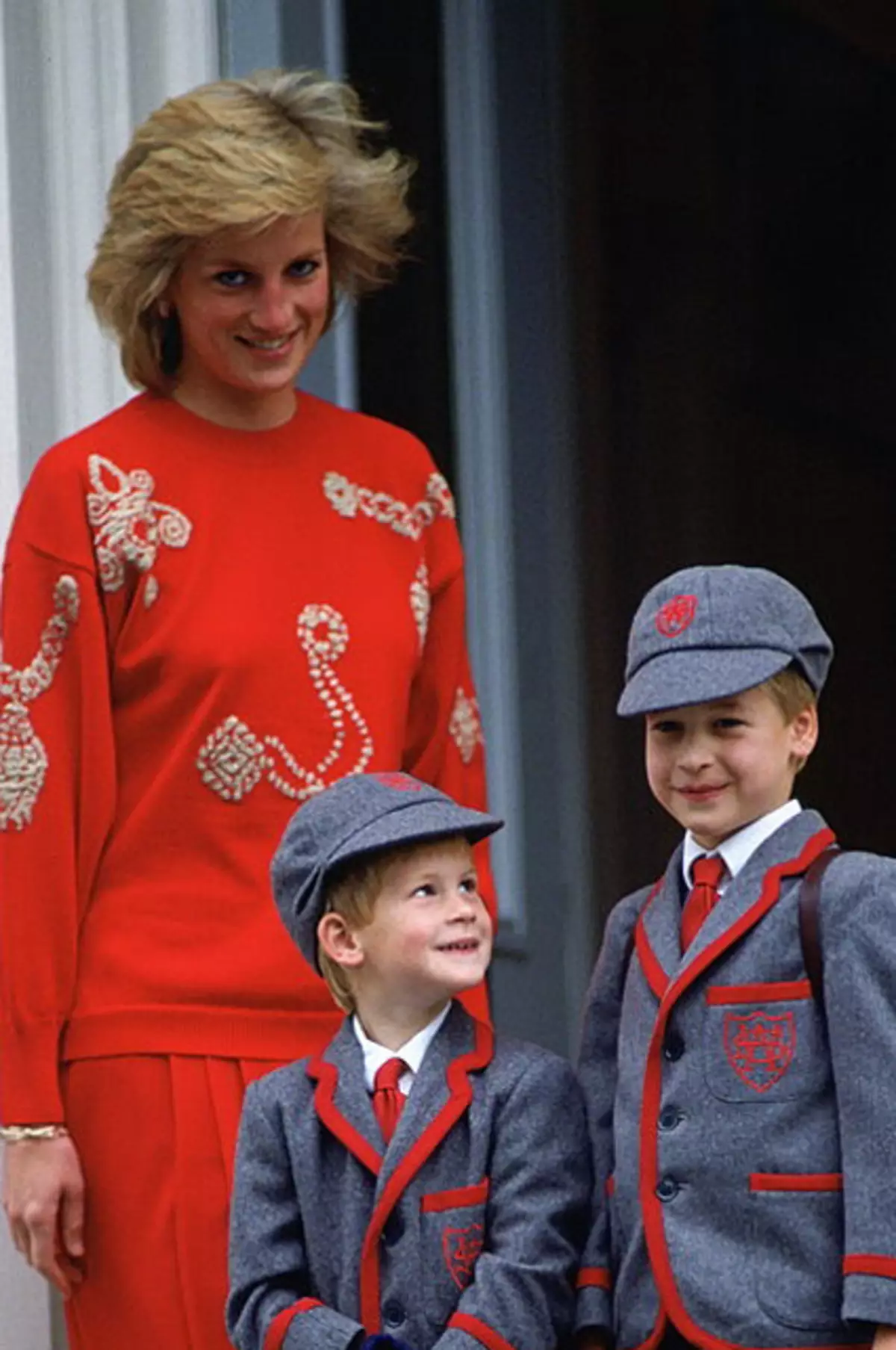 Princesse Diana avec les fils de Harry et William