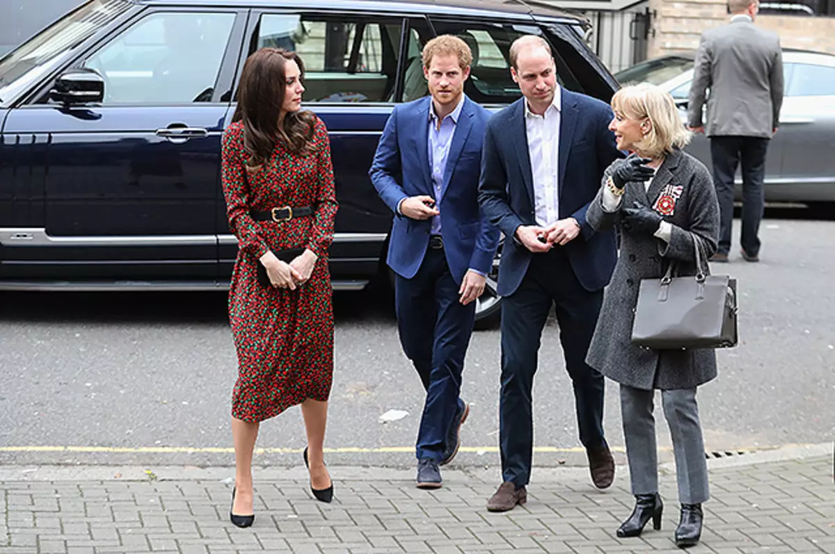 Prince Harry, Kate Middleton na Prince William.