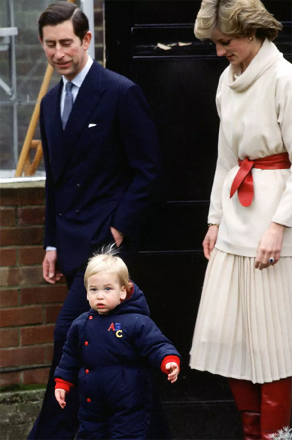 Prince Charles og Princess Diana með Son William