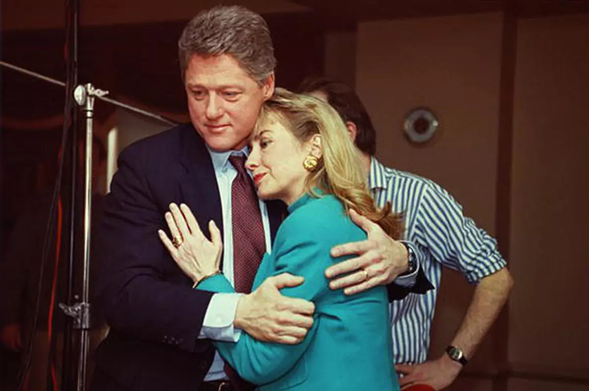 Bill und Hillary Clintons