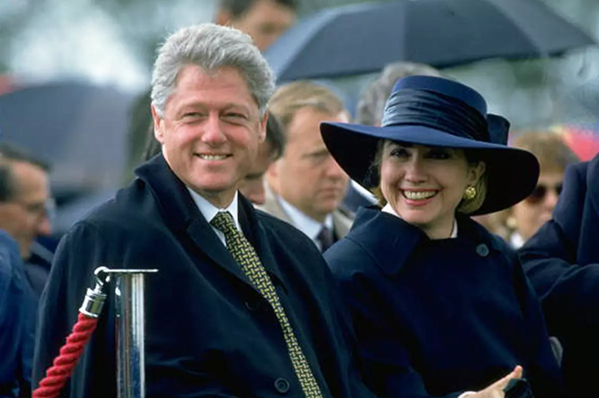 Bill und Hillary Clintons