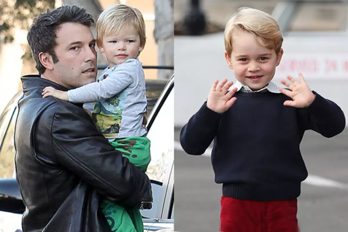 Ben Affleck pasakė, kaip jo sūnus susitiko su princu George ir Princess Charlotte