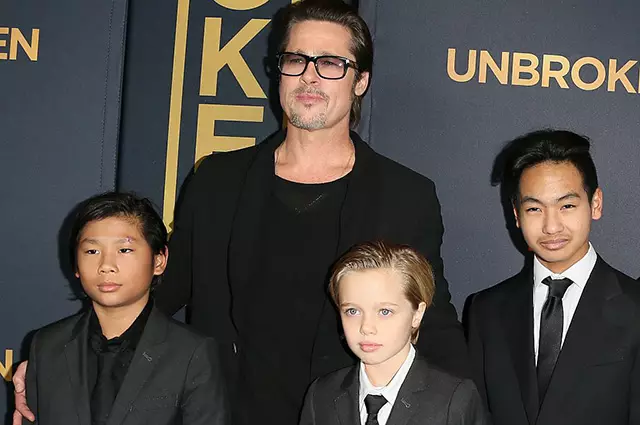 Giimbestigahan na usab sa Family Department ang kaso sa pag-akusar sa Brad Pitt sa mabangis nga pagdumala sa mga bata 178437_2