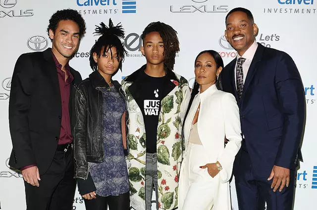 Trey, Willow, Jaden, Jada და Will Smith