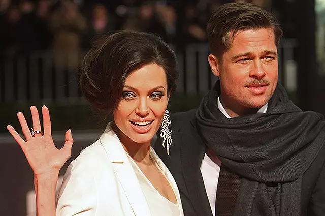 Brad Pitt naAngelina Jolie