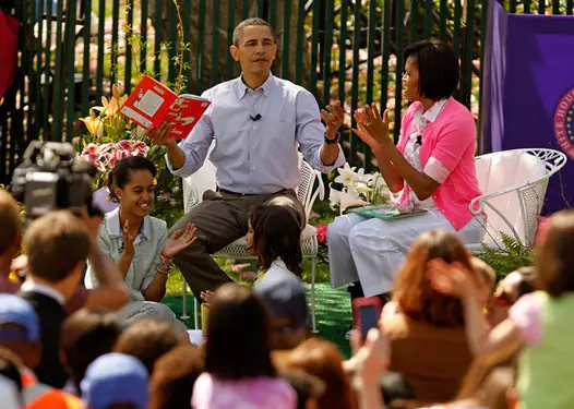 Michelle ja Barack Obama: Pääsiäinen Valkoisessa talossa 187431_9