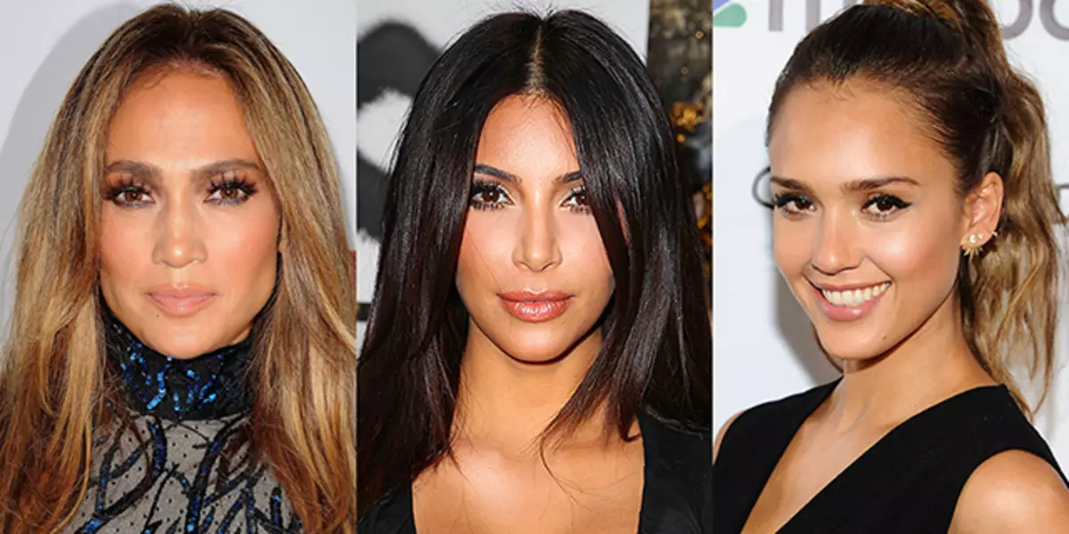 Jennifer Lopez, kim Kardashian, Jessica Alla