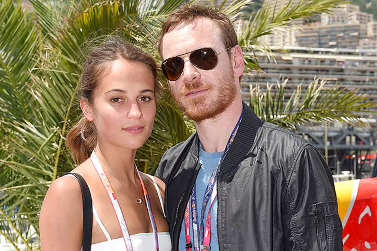 Alicia Vicander og Michael Fassbender talaði fyrst um skáldsögu sína