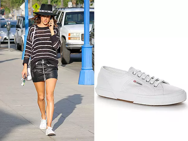 Superga Classic的Alessandra Ambrosio