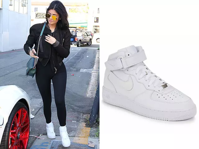 Kylie Jenner v Nike Air Force 1