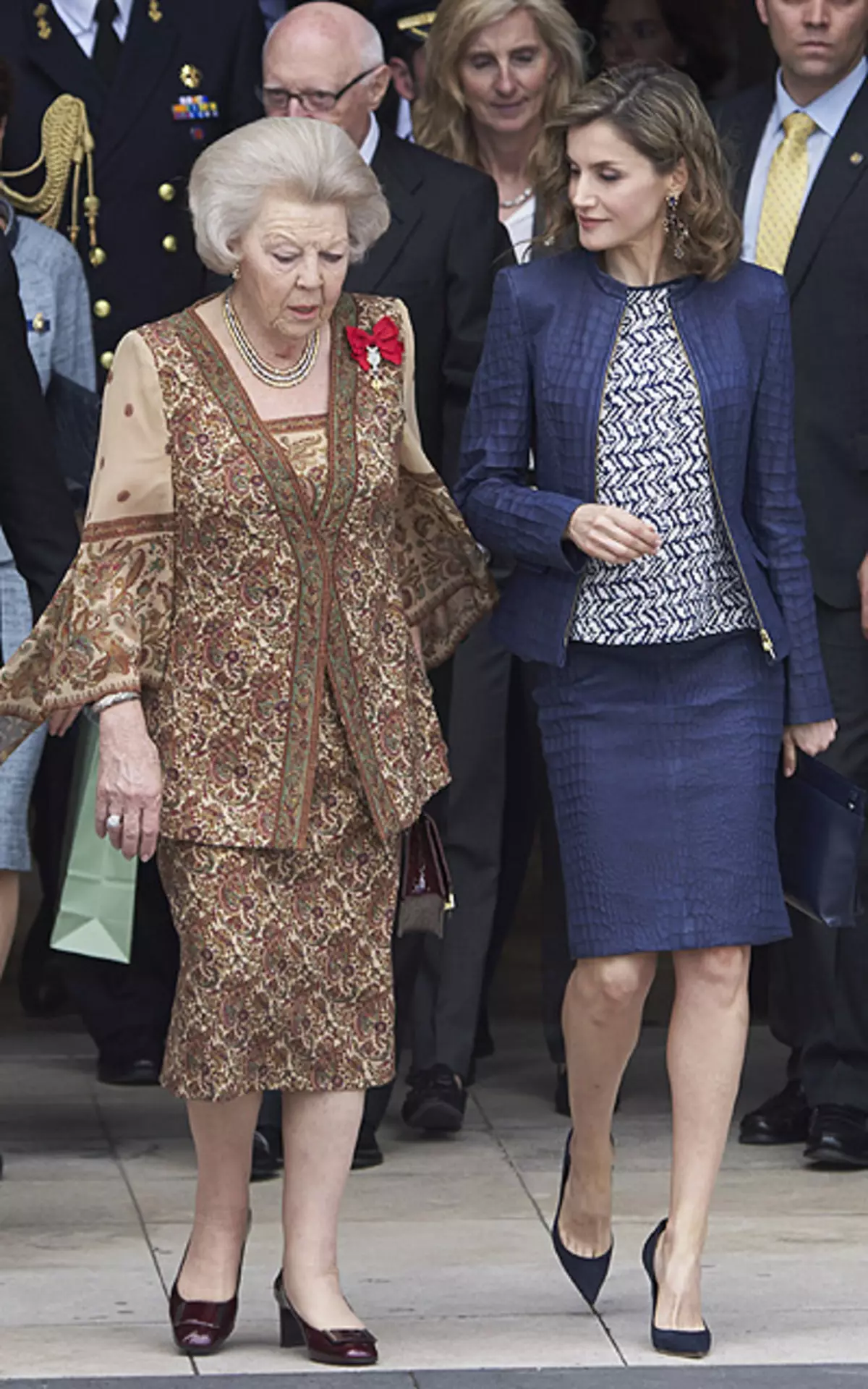 Princess Beatrix and Queen Leticia