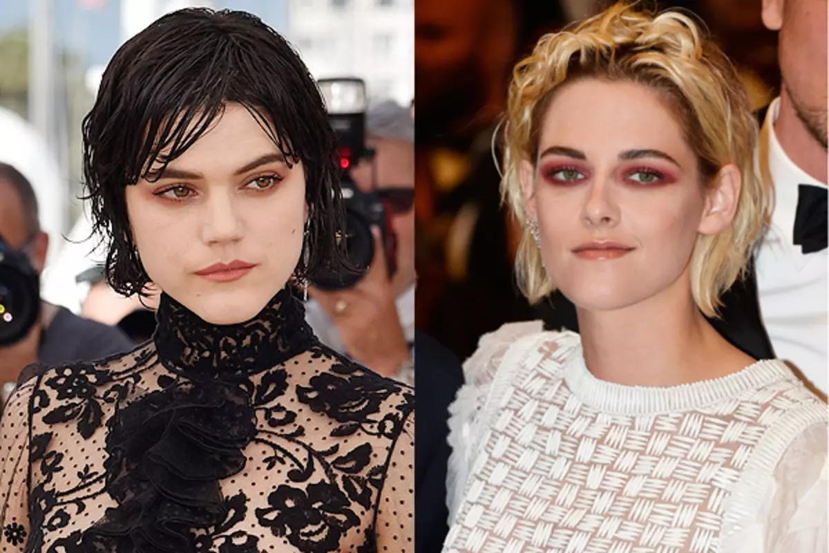 Soko ridículo maquillaxe do seu ex-amigo Kristen Stewart no Festival de Cannes Film