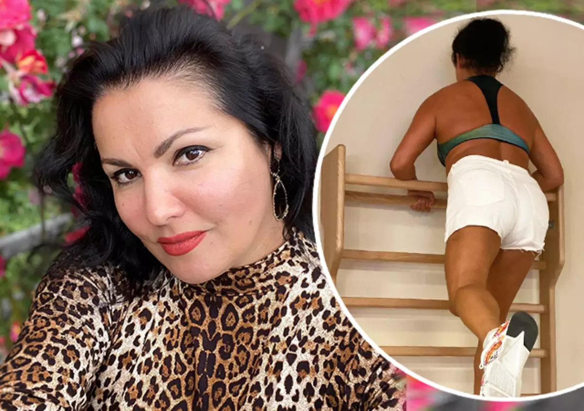 Anna Netrebko deelde foto's van zijn training: