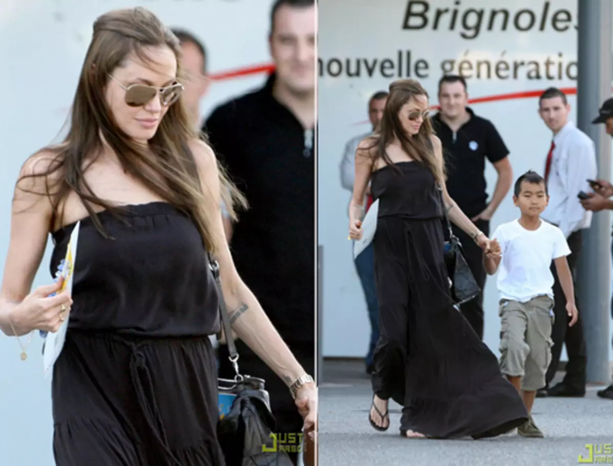 Angelina jolie: oka, e saunia foi!